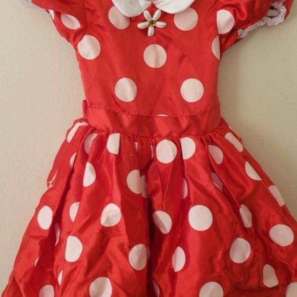 Disney | Costumes | Disney Red Dress With White Collar | Poshmark